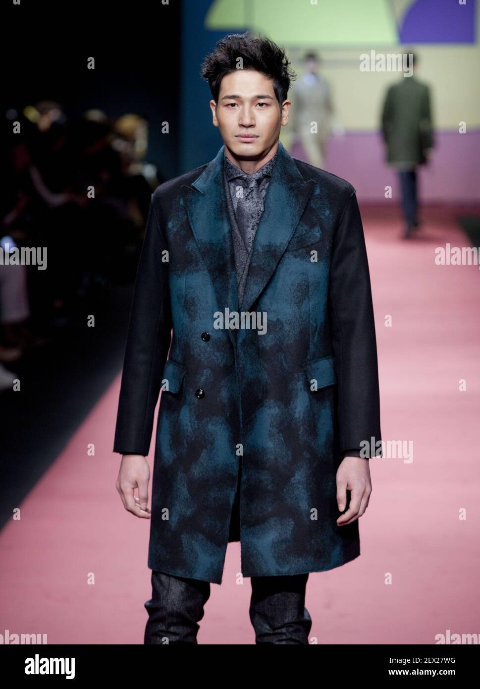 20 March 2015 - Seoul, South Korea - South Korean model on the runway ...