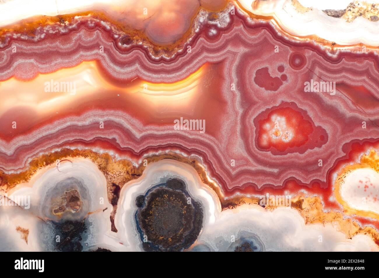 rough round agate mineral sample with outer shell geode Stock Photo - Alamy