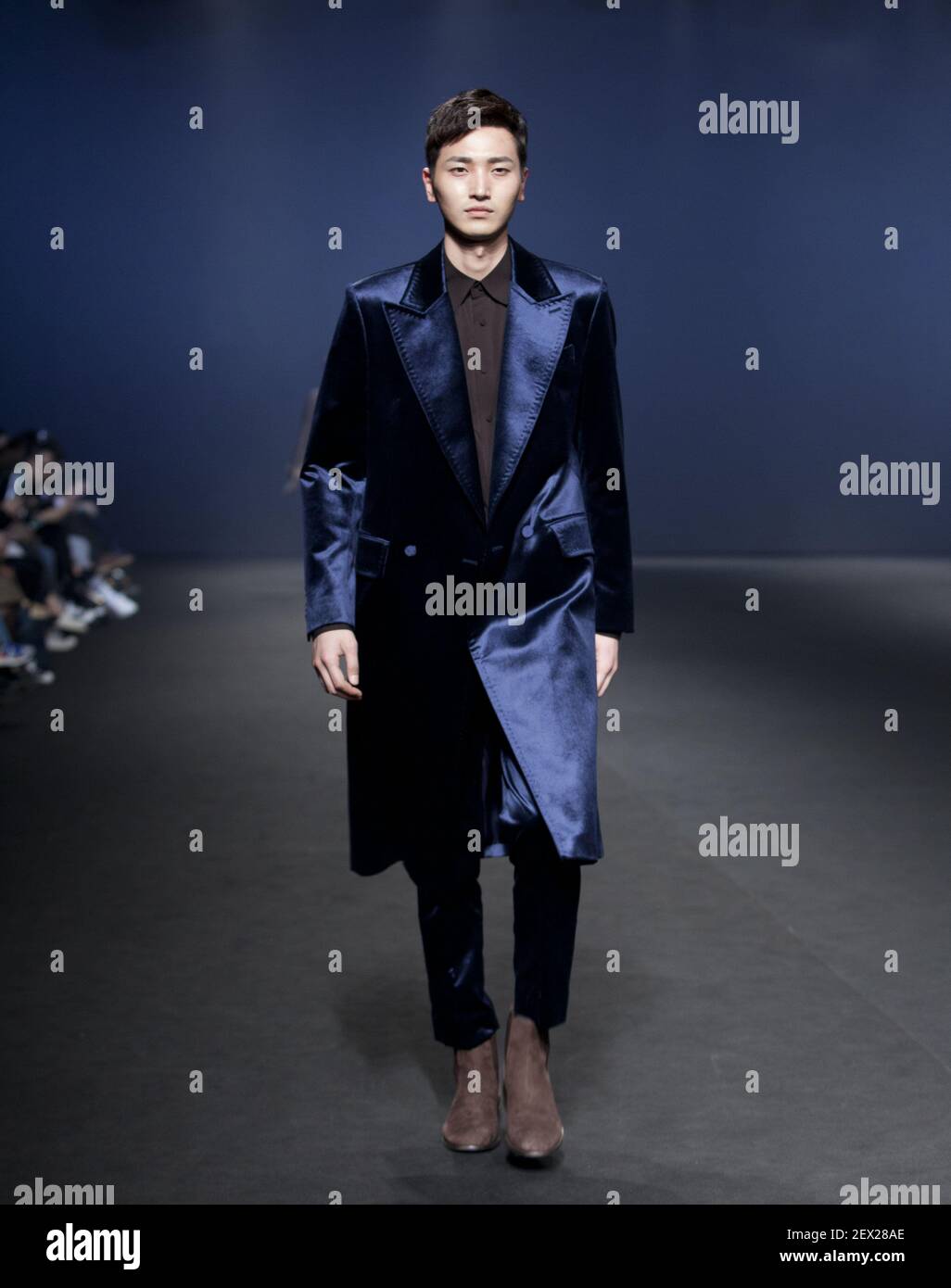21 March 2015 - Seoul, South Korea - South Korean model on the runway ...