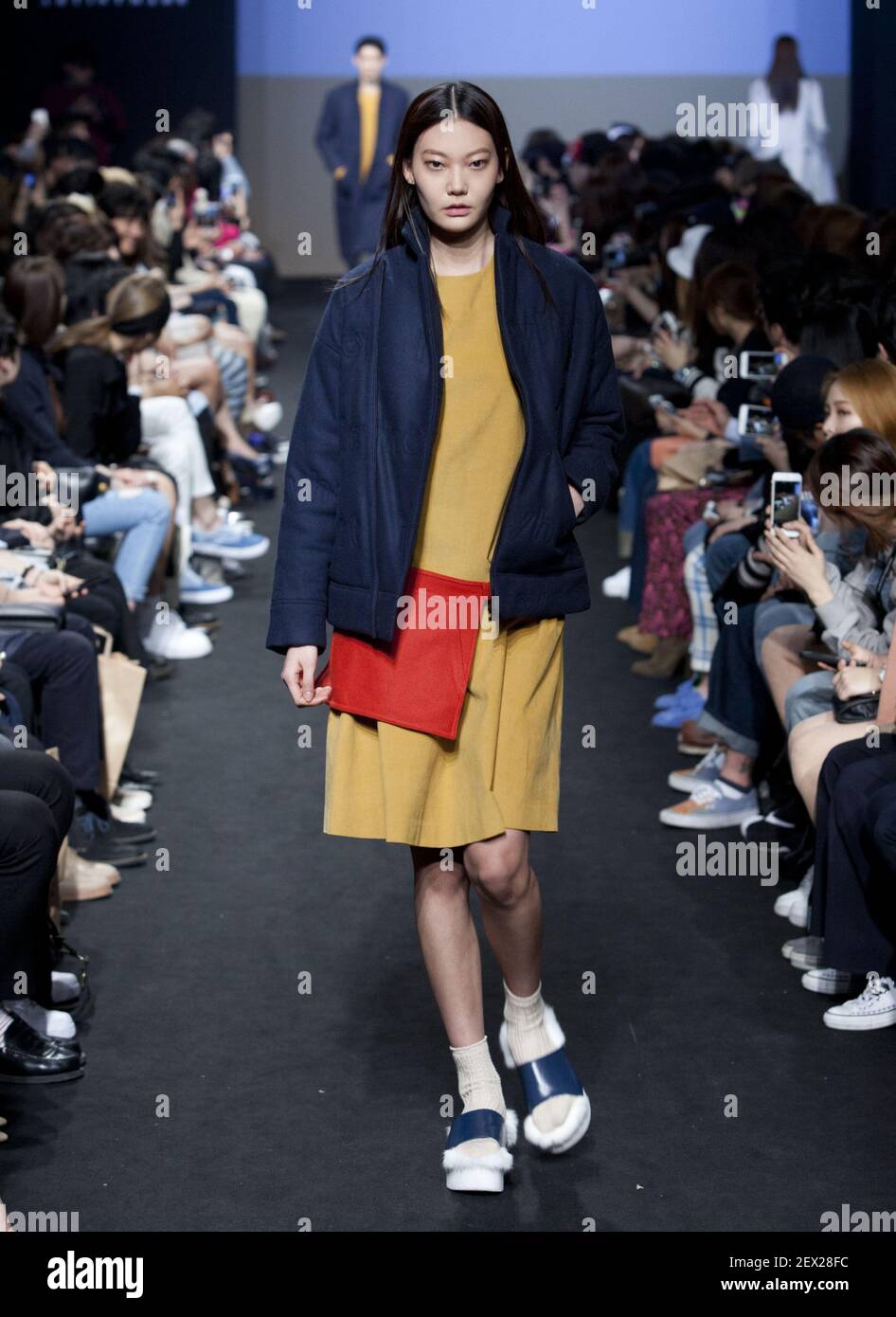 21 March 2015 - Seoul, South Korea : South Korean model on the runway ...