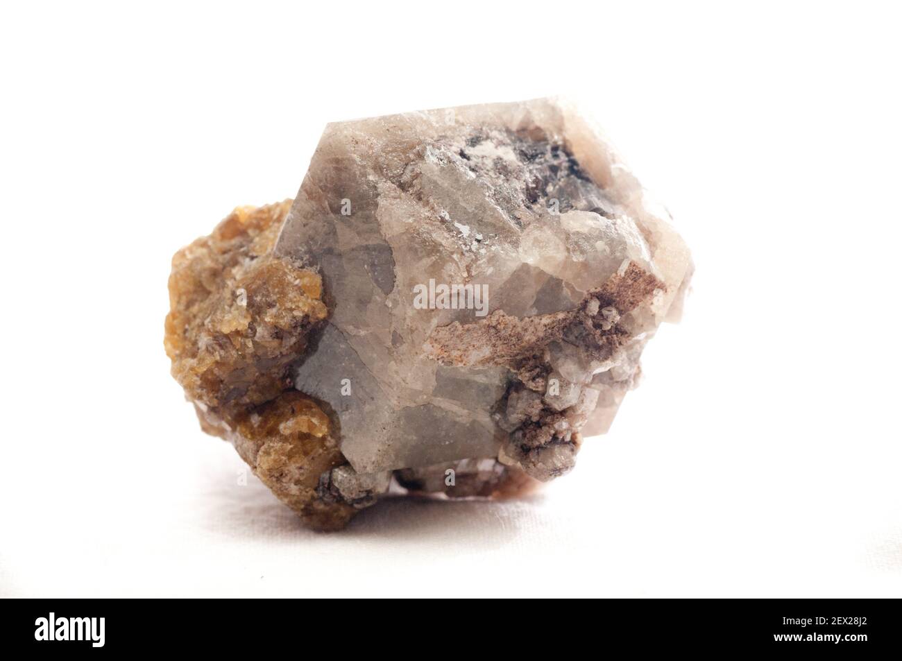 grossular crystal garnet mineral sample faceted uncut Stock Photo - Alamy