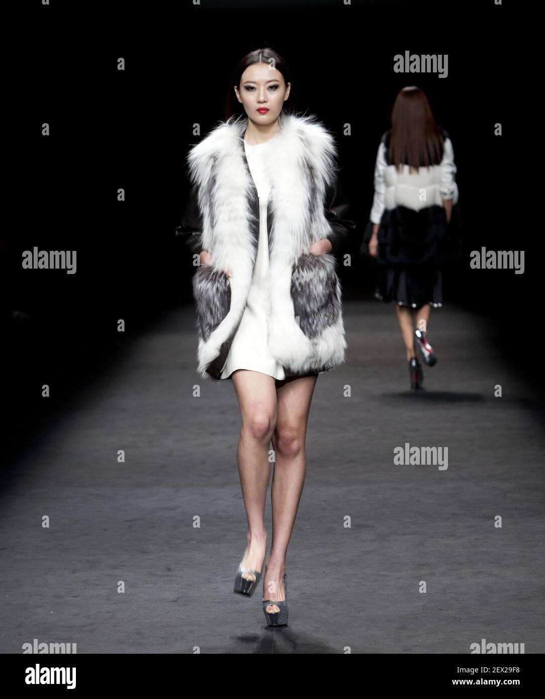 22 March 2015 - Seoul, South Korea - South Korean model on the runway ...