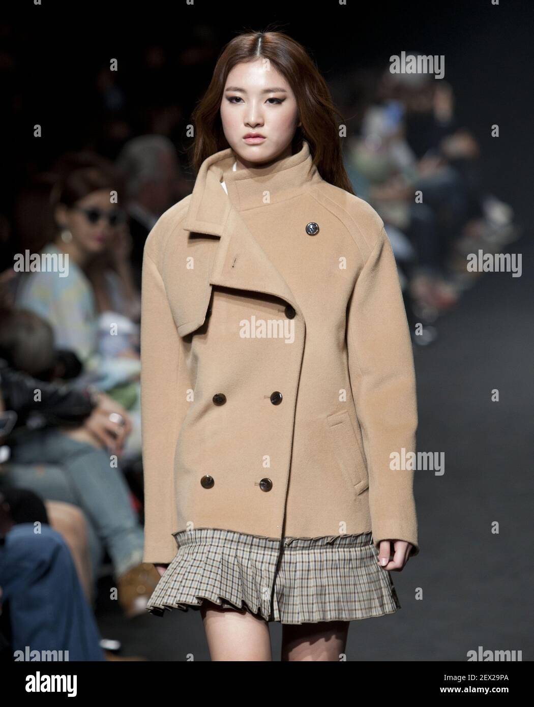 22 March 2015 - Seoul, South Korea - South Korean model on the runway ...