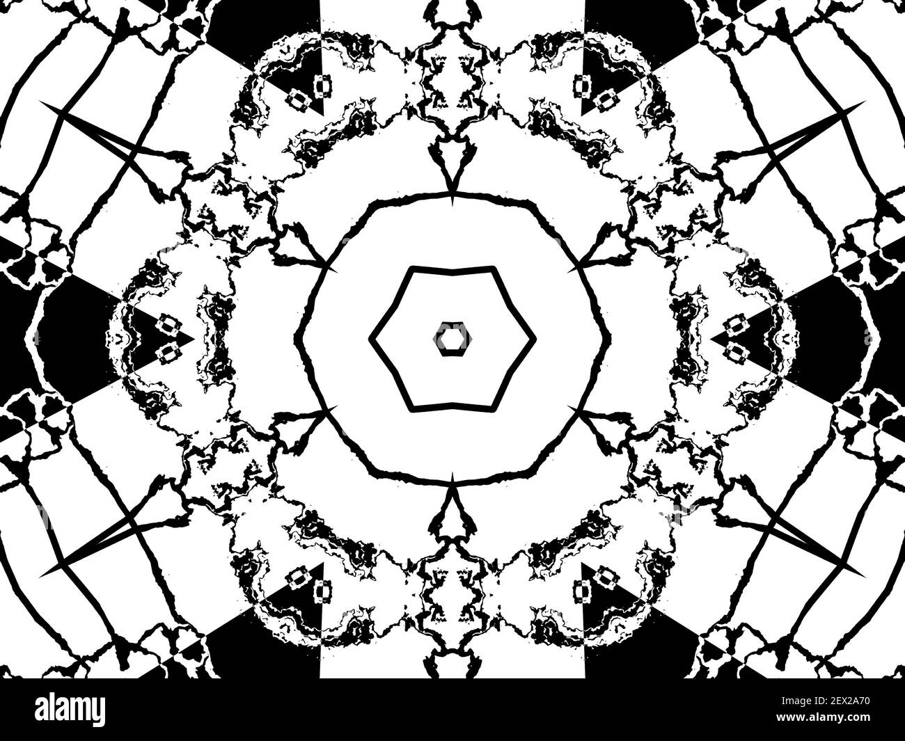 Pattern design made with the help of graphics editing and formatting ...