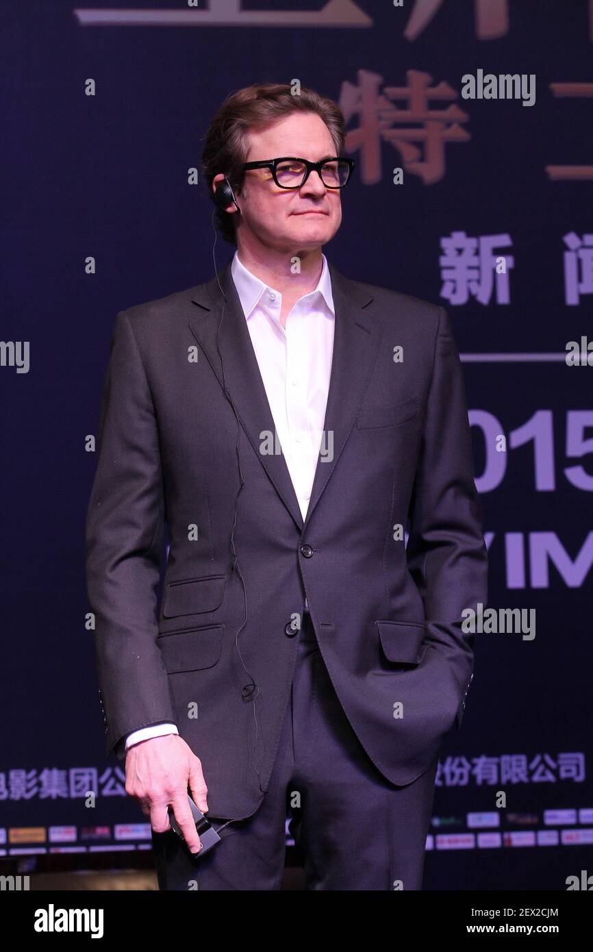 Colin Firth attends the premiere of "Kingsman: The Secret Service" in ...