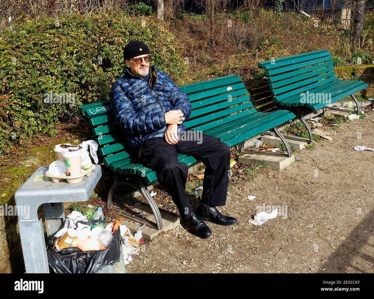 Trash on the streets and parks in Berlin, Germany Stock Photo - Alamy