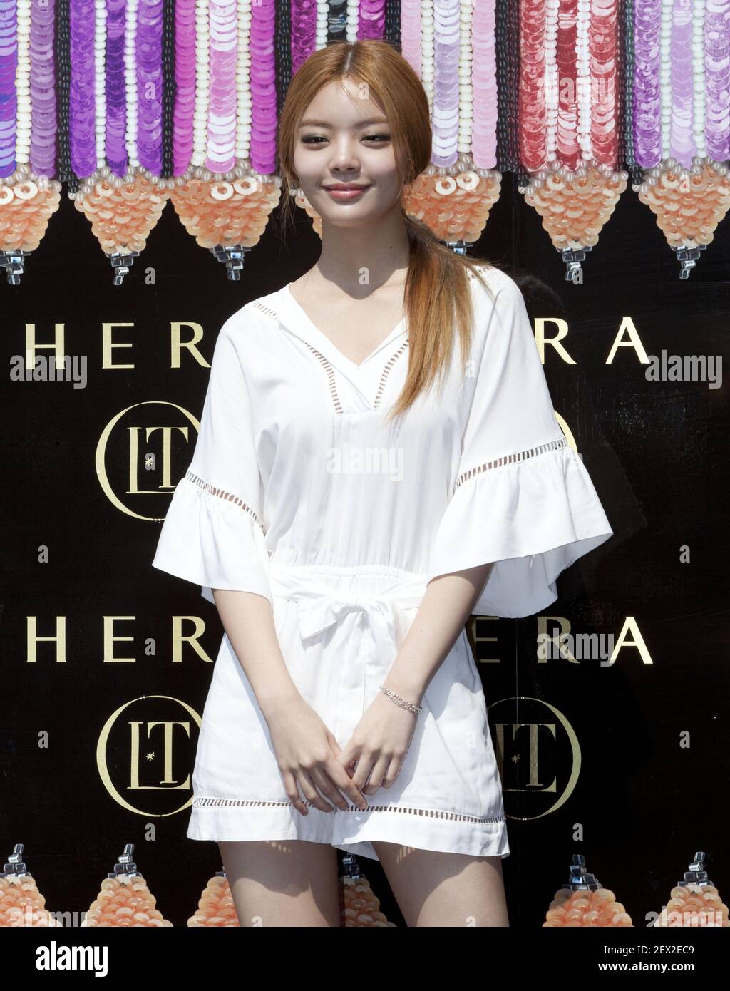 26 March 2015 - Seoul, South Korea : South Korean model Han Kyung-Hyun ...