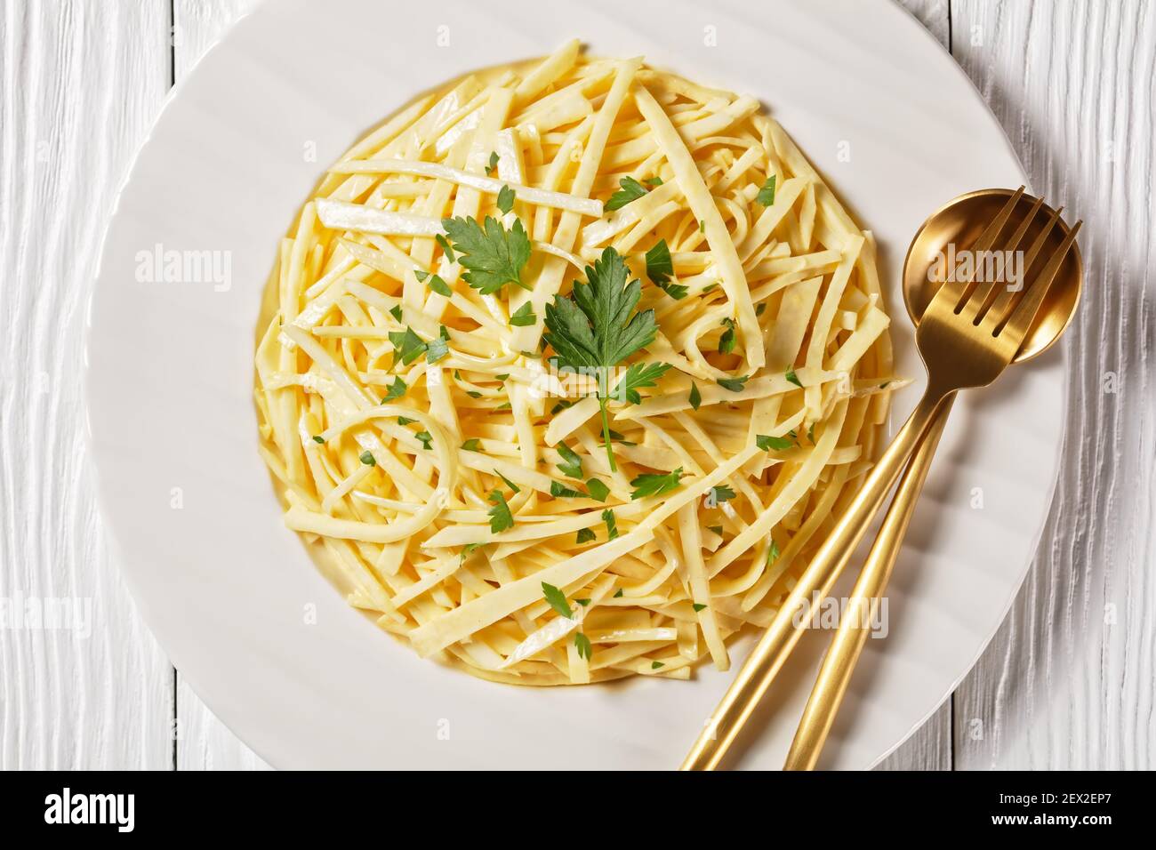 Celery Root Remoulade, classic bistro salad julienned celery root melds ...