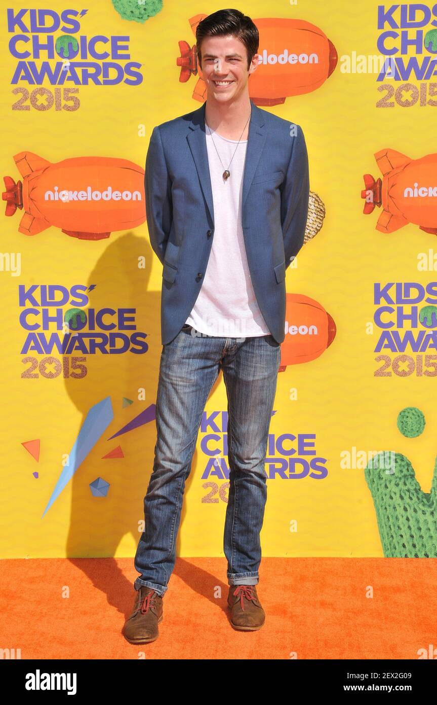 Grant Gustin arrives at the Nickelodeon's 28th Annual Kids' Choice ...