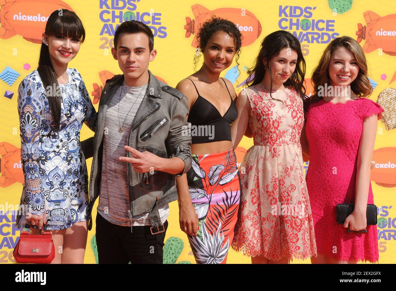 28 March 2015 - Inglewood, California - Elizabeth Elias, Tyler Alvarez ...