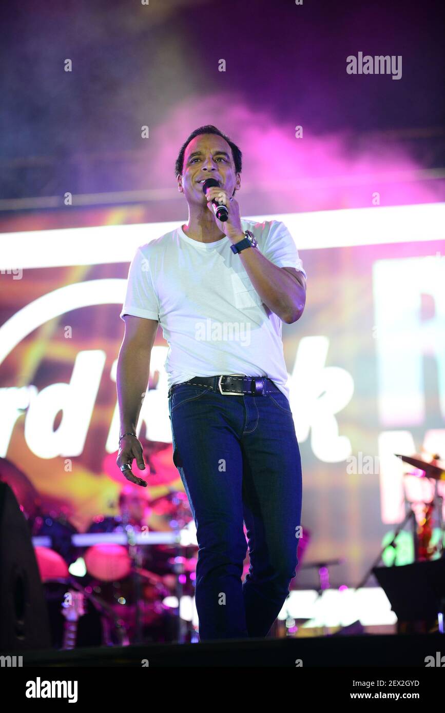 Jon Secada performs onstage during the Miami Beach 100th birthday ...