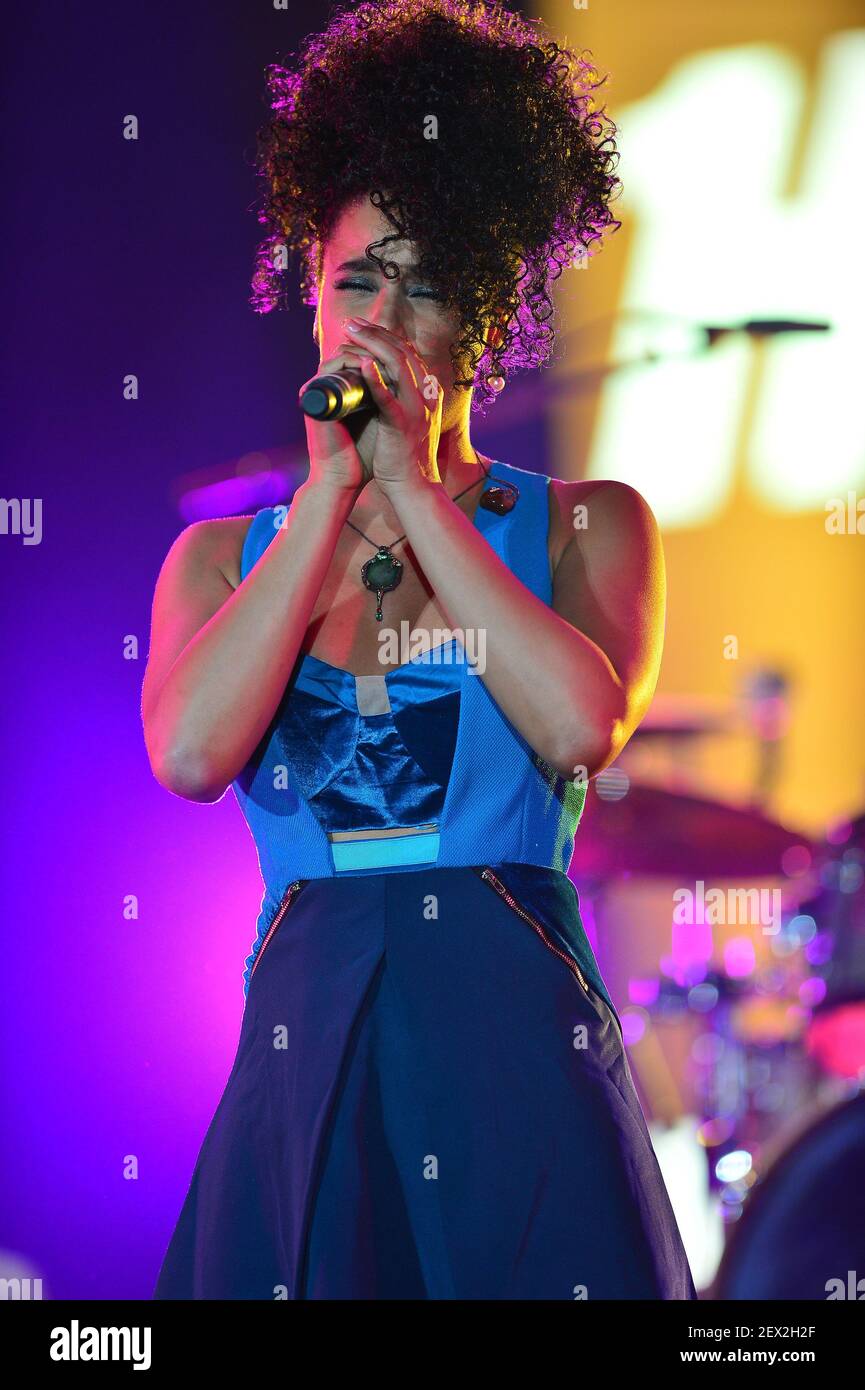 Fantine performs onstage during the Miami Beach 100th birthday ...
