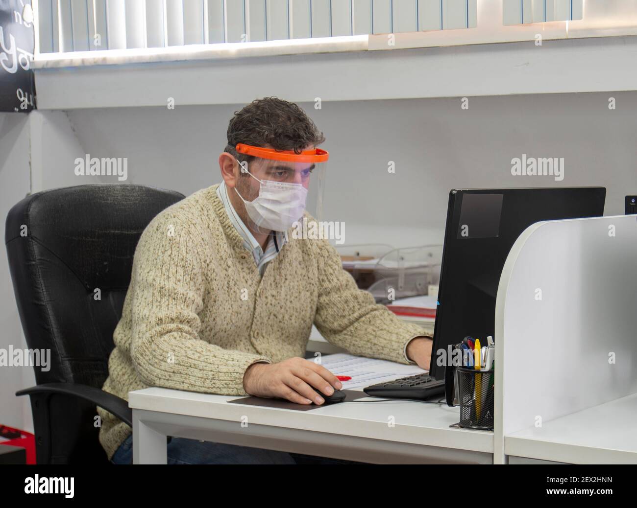 Safety visor hi-res stock photography and images - Alamy