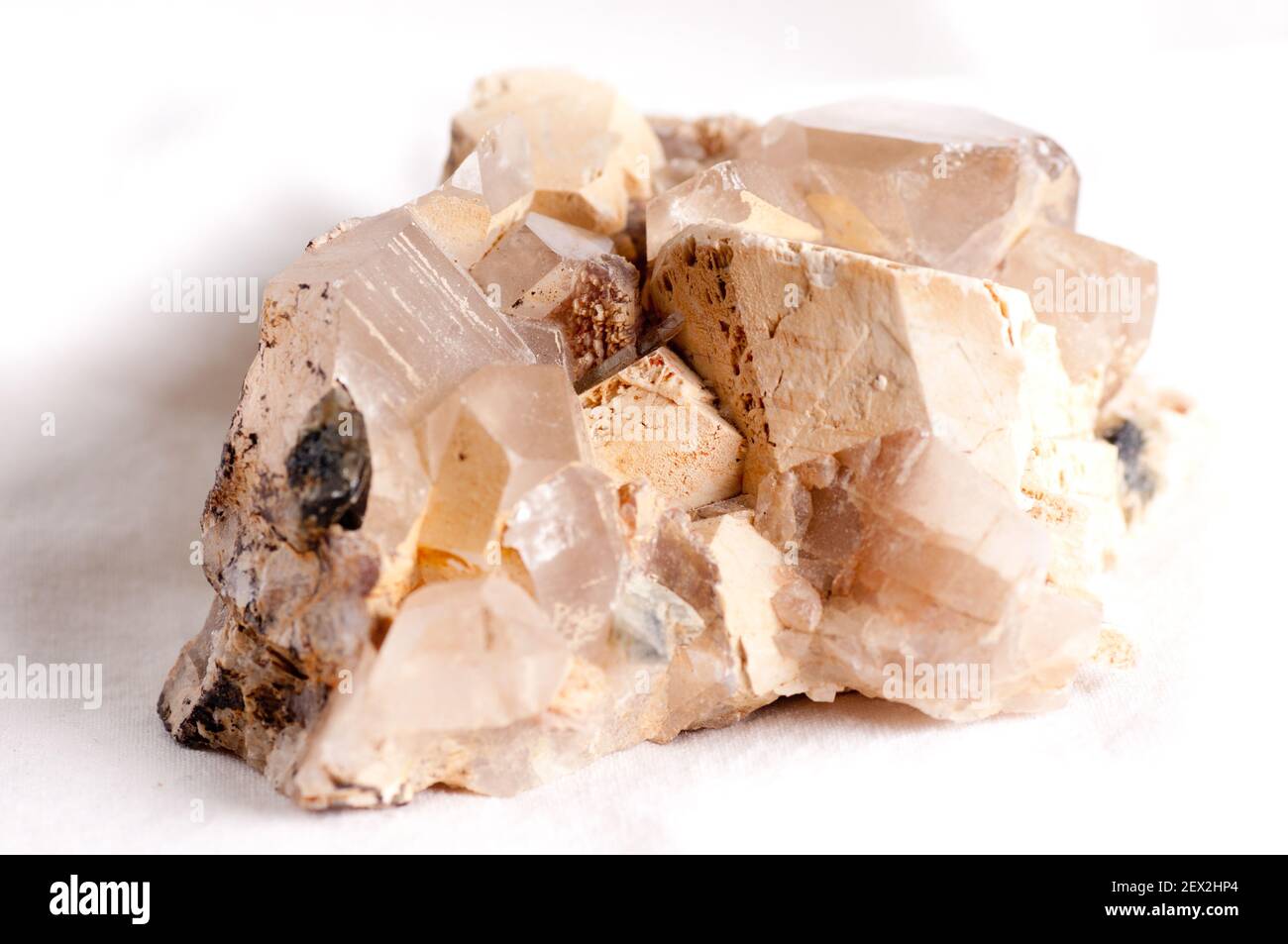 quartz crystal mineral sample used for jewelry or manufacturing Stock ...
