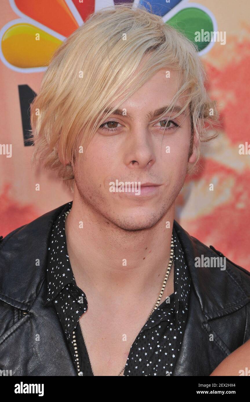Riker Lynch of R5 arrives at the 2015 iHeartRadio Music Awards held at ...