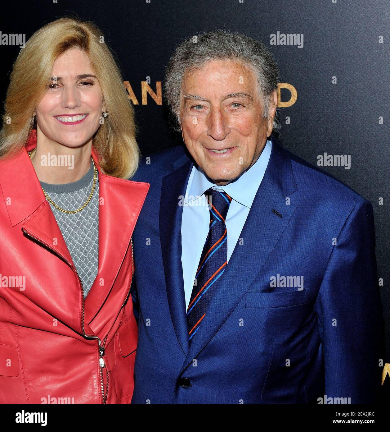 Susan Crow and Tony Bennett attend the New York preniere of "Woman In ...