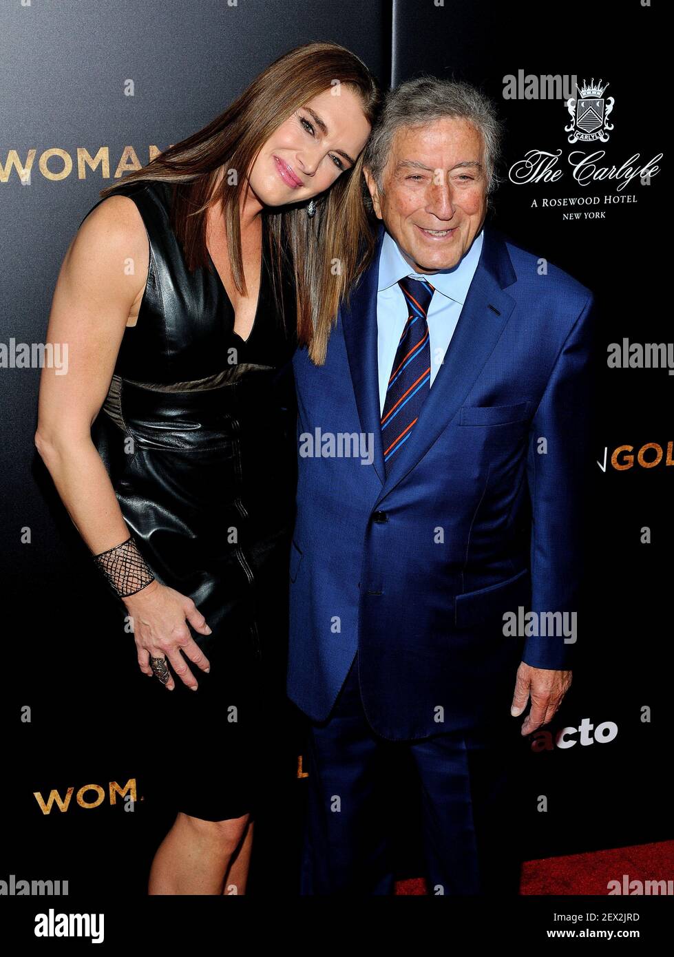 Brooke Shields and Tony Bennet attend the New York premiere of "Woman ...