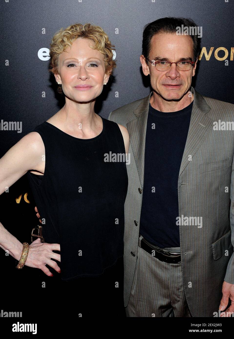 Tracy Shayne and Peter Scolari attend the New York premiere of "Woman ...