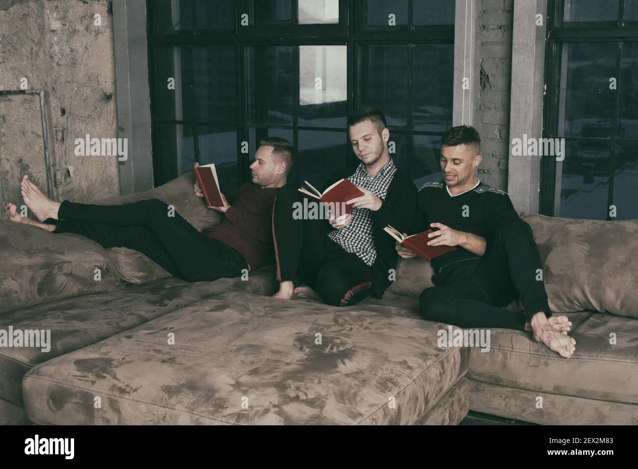 Best friends are having fun and relaxing at home Stock Photo - Alamy