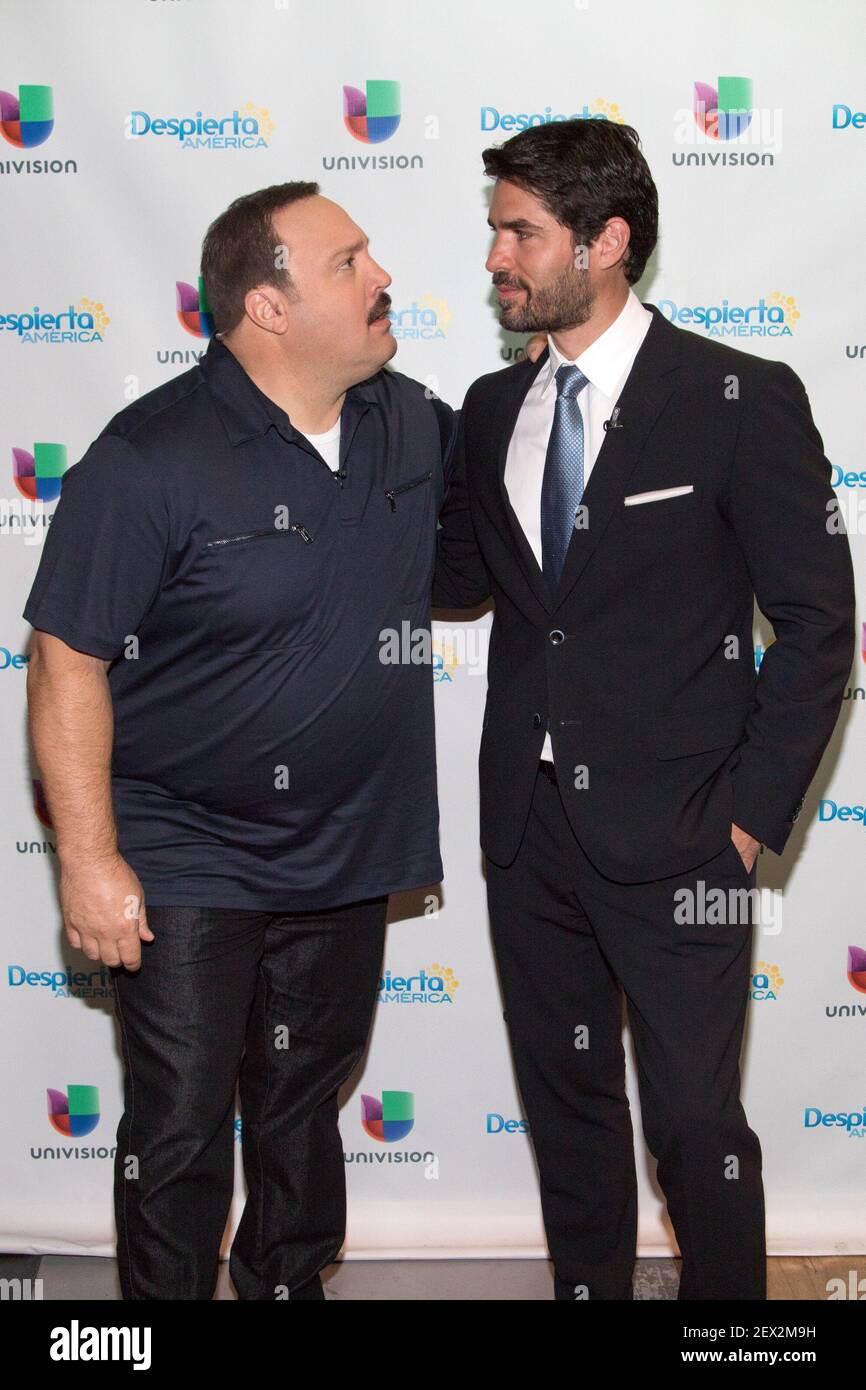 MIAMI, FL - APRIL 1: Eduardo Verastegui and Kevin James are seen on the ...
