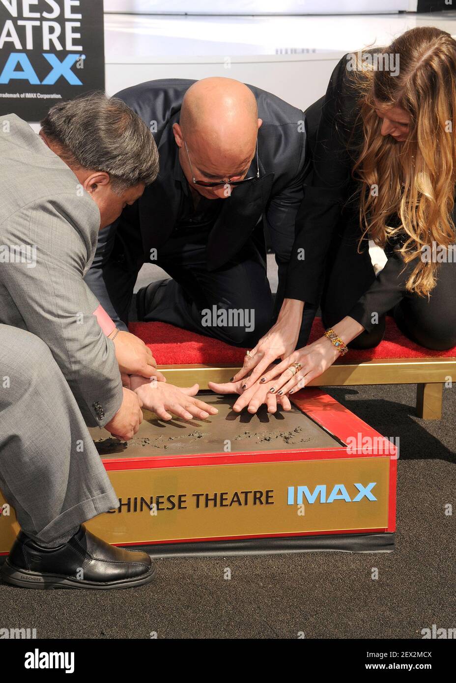 1 April 2015 - Hollywood, California - Vin Diesel. Vin Diesel Hand and ...