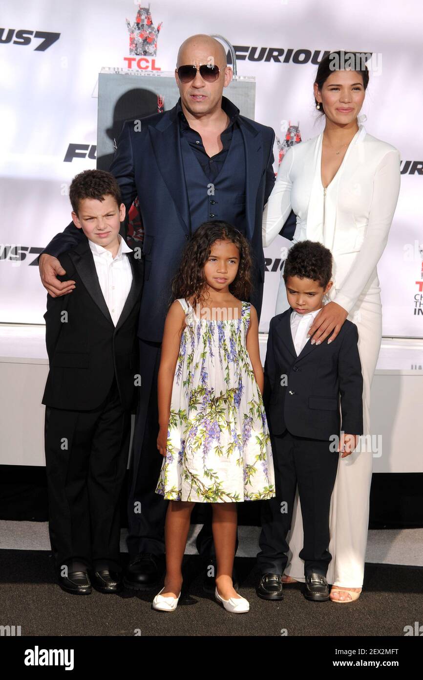 1 April 2015 - Hollywood, California - Vin Diesel, Paloma Jimenez ...