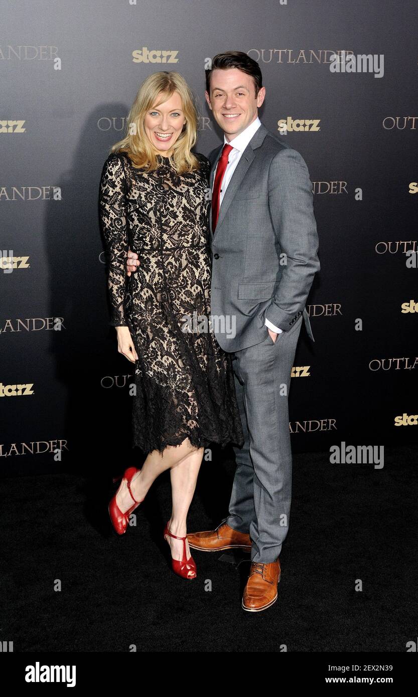 Tina Benko attends the New York midseason premiere of "Outlander" at ...