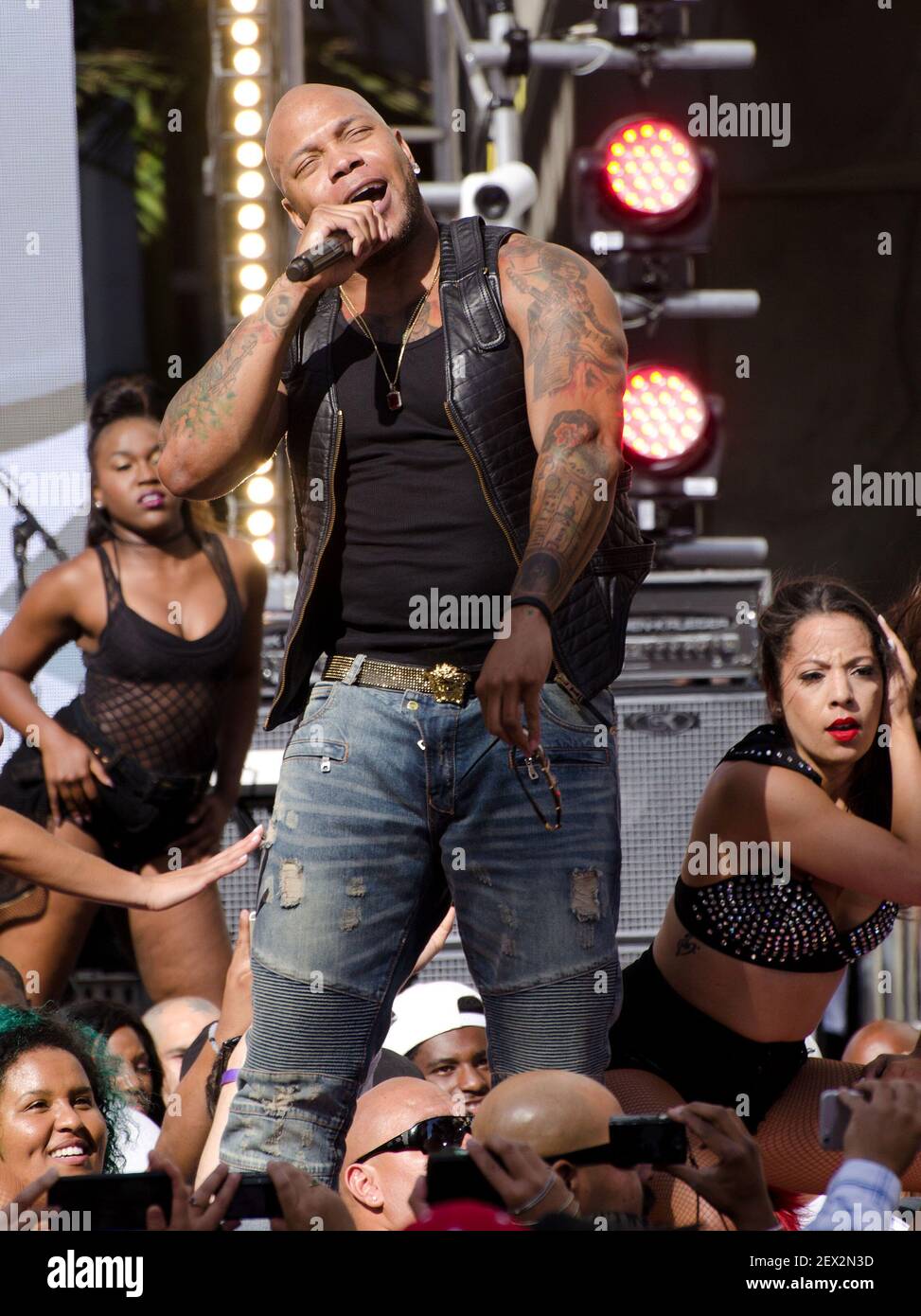 01 April 2015 - Hollywood, California - Flo Rida. "REVOLT LIVE" hosts ...