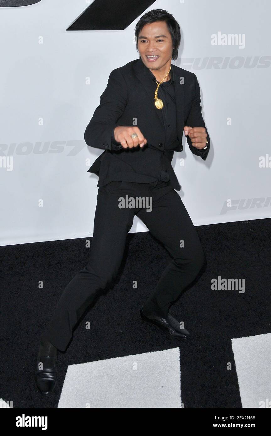 Tony Jaa arrives at the "Furious 7" World Premiere held at the TCL ...