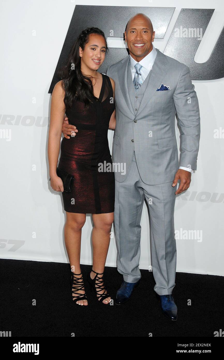 1 April 2015 - Hollywood, California - Simone Alexandra Johnson, Dwayne ...