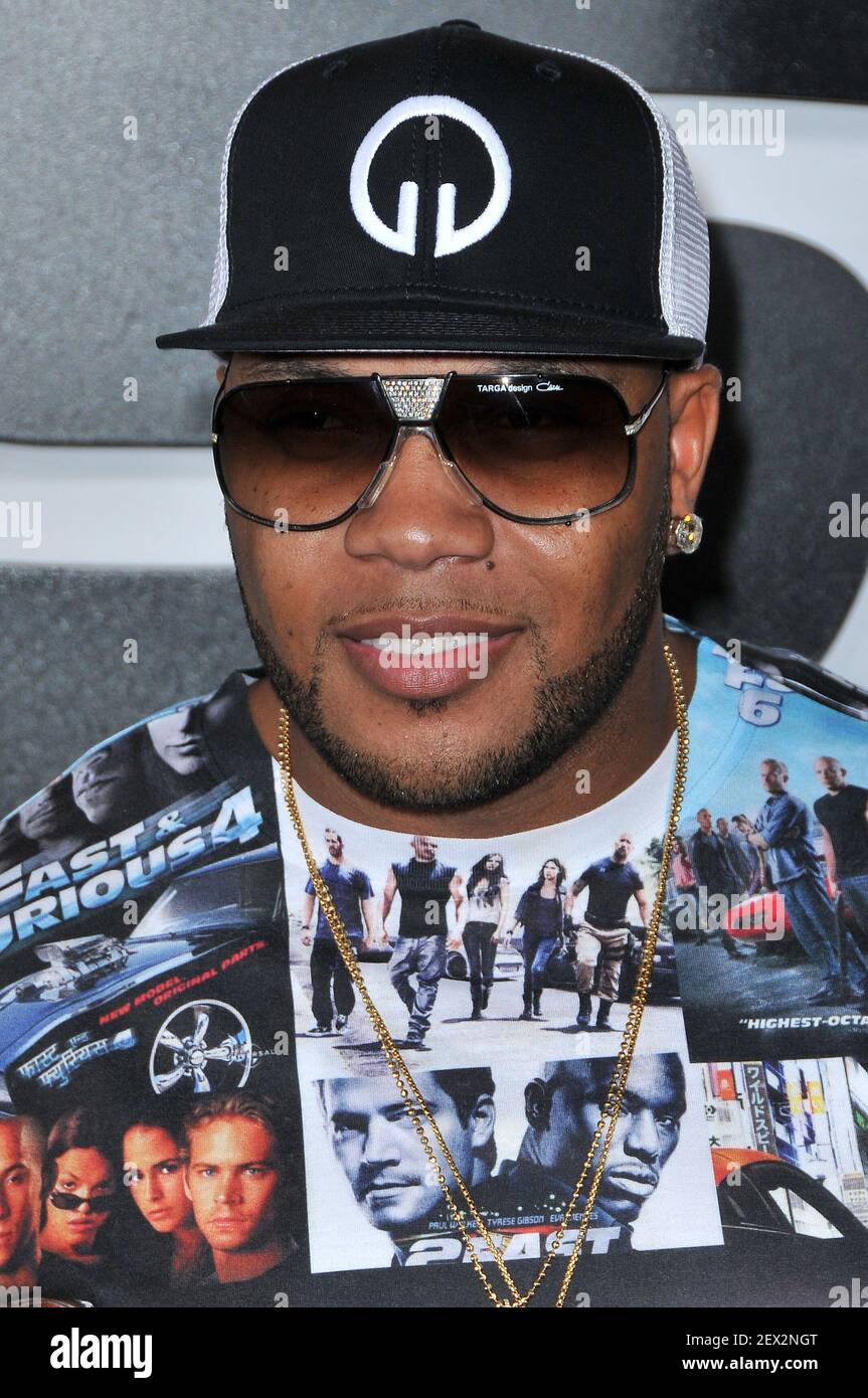 Flo Rida arrives at the "Furious 7" World Premiere held at the TCL ...