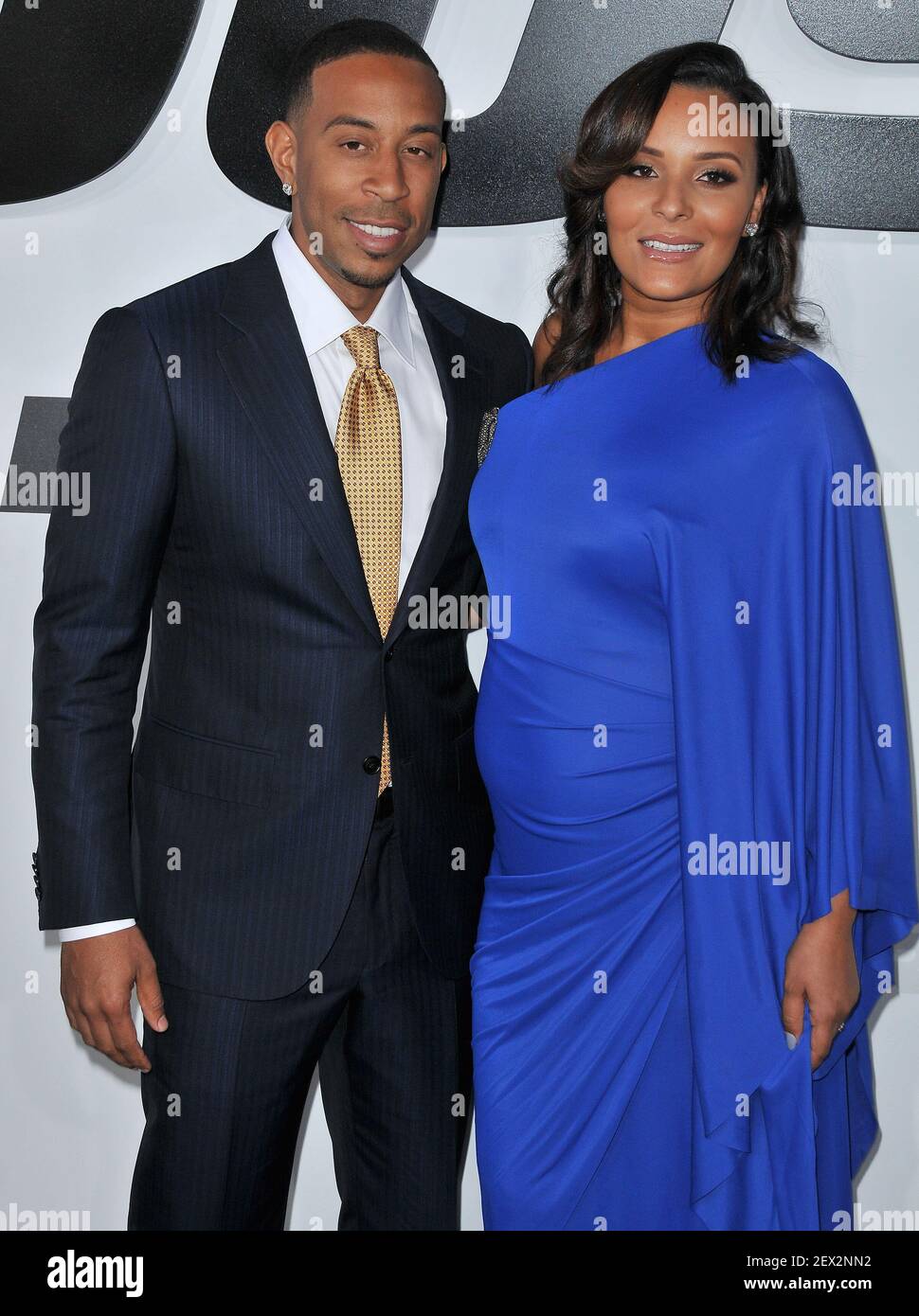 (L-R) Chris 'Ludacris' Bridges and Eudoxie Agnan arrives at the ...