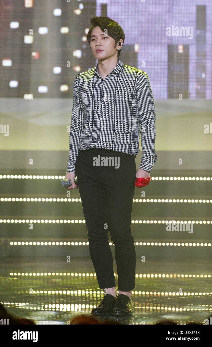 1 April 2015 - Goyang, South Korea : South Korean singer K-Will ...