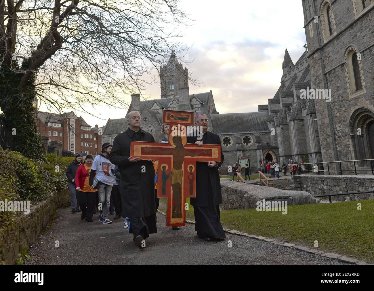 Church of Ireland Archbishop Michael Jackson (Left) and Catholic ...