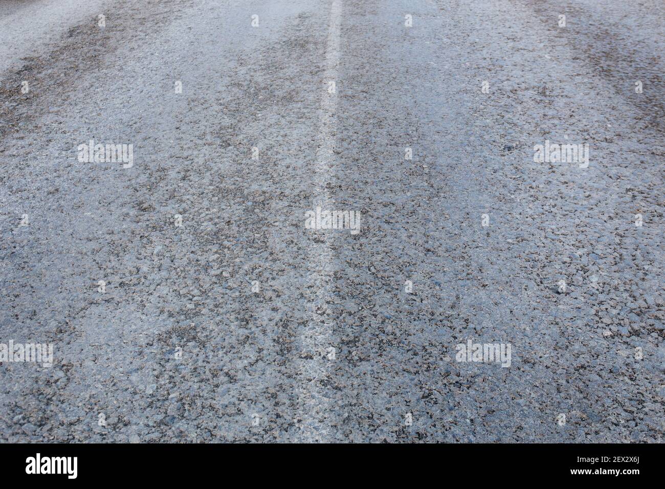 asphalt paving on highway turn close up Stock Photo - Alamy
