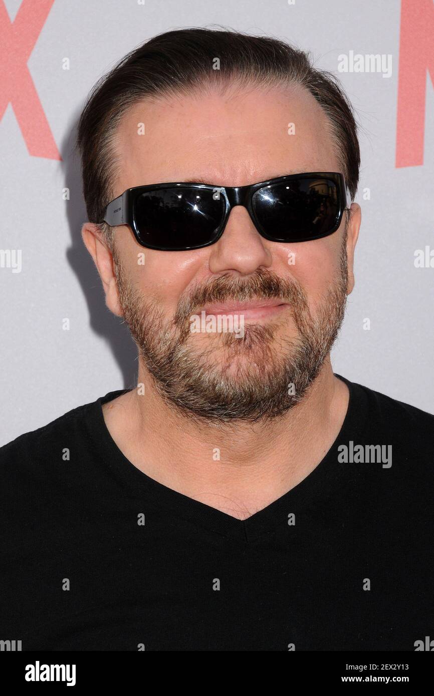 8 April 2015 - Los Angeles, California - Ricky Gervais. Netflix "Derek ...