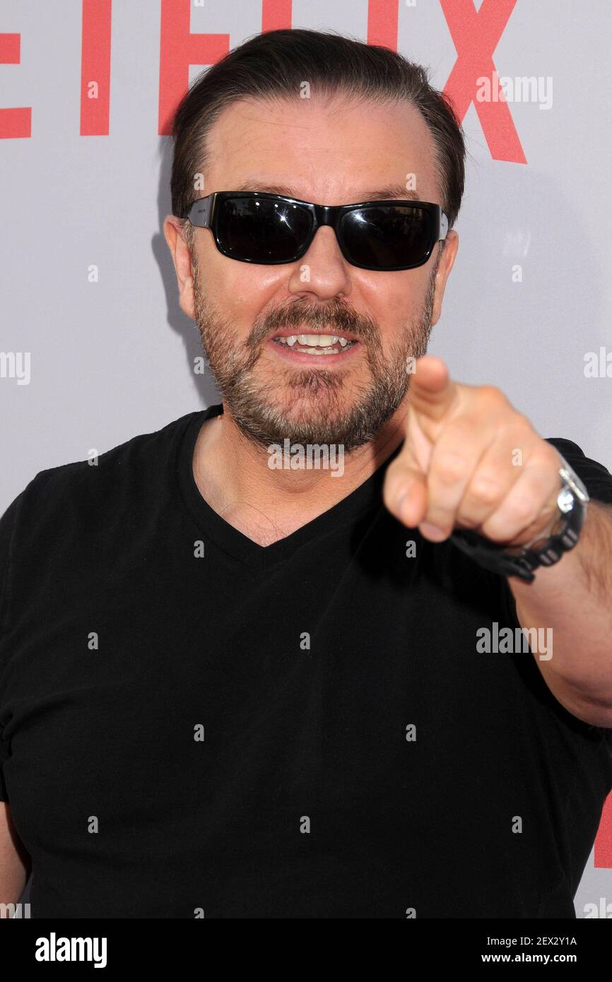 8 April 2015 - Los Angeles, California - Ricky Gervais. Netflix "Derek ...