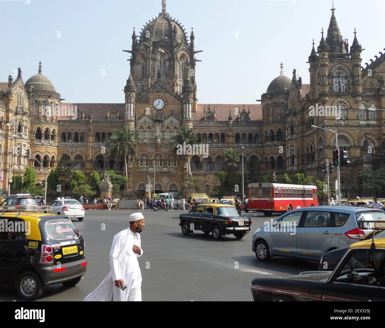 Victoria Terminus in Mumbai is one of the world's biggest and busiest ...