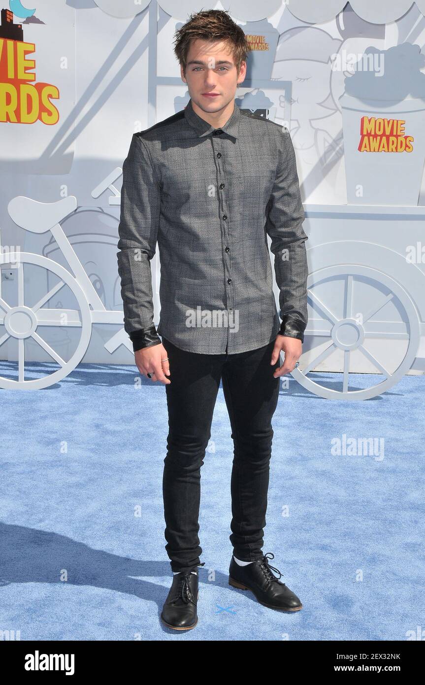 Dylan Sprayberry arrives at the 2015 MTV Movie Awards held at the Nokia ...