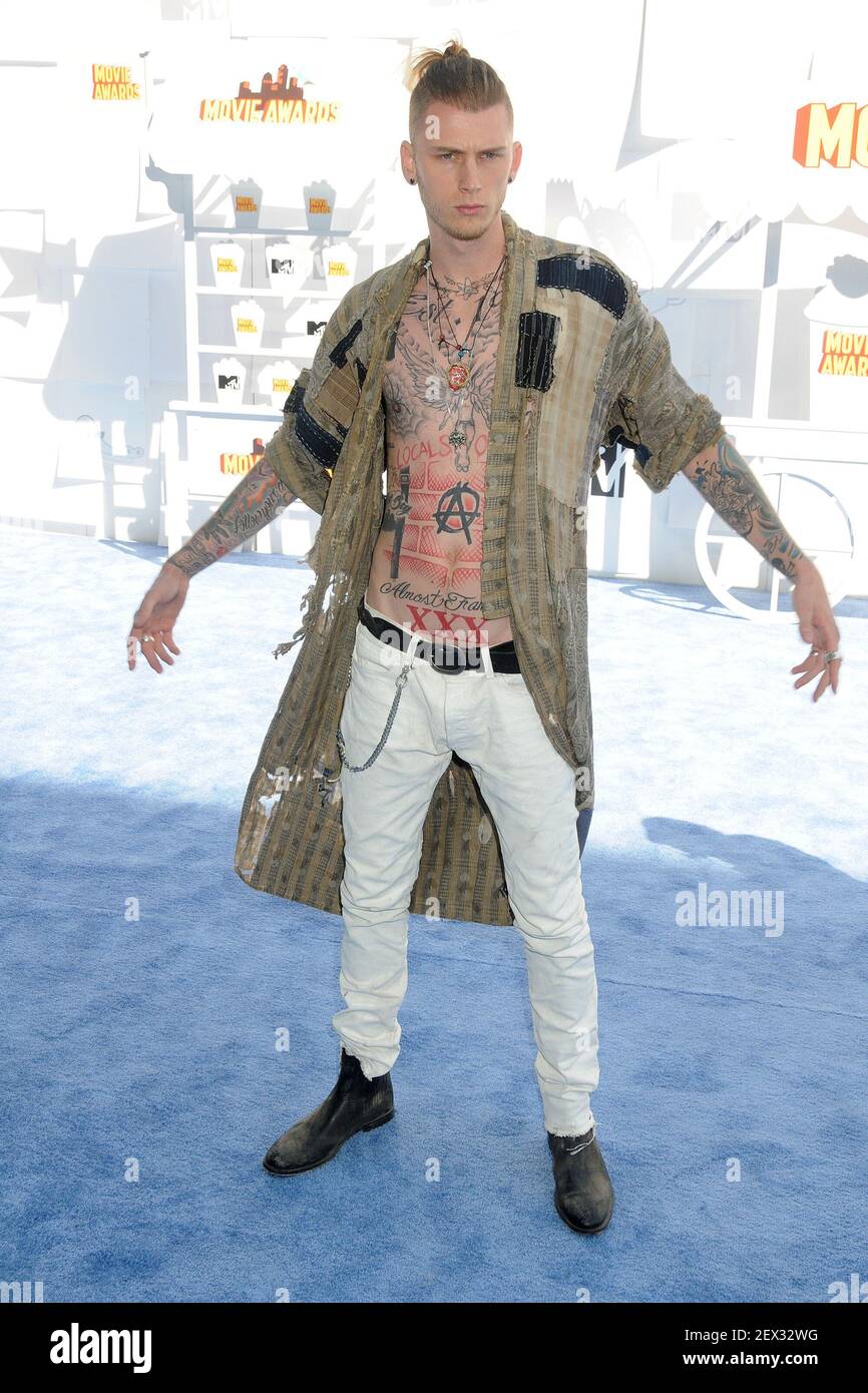 12 April 2015 - Los Angeles, California - Machine Gun Kelly. 2015 MTV ...
