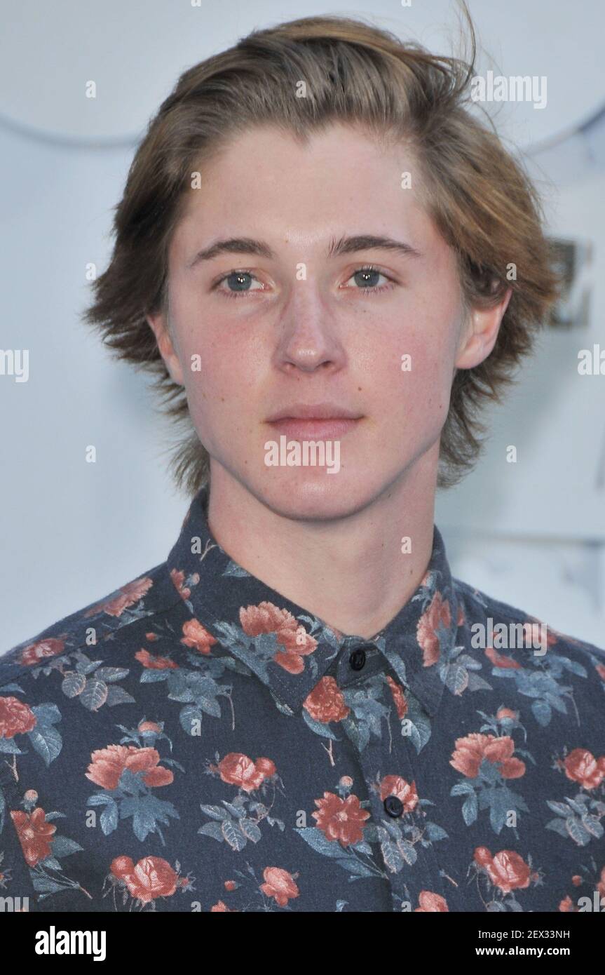 Nathan Asher arrives at the 2015 MTV Movie Awards held at the Nokia ...