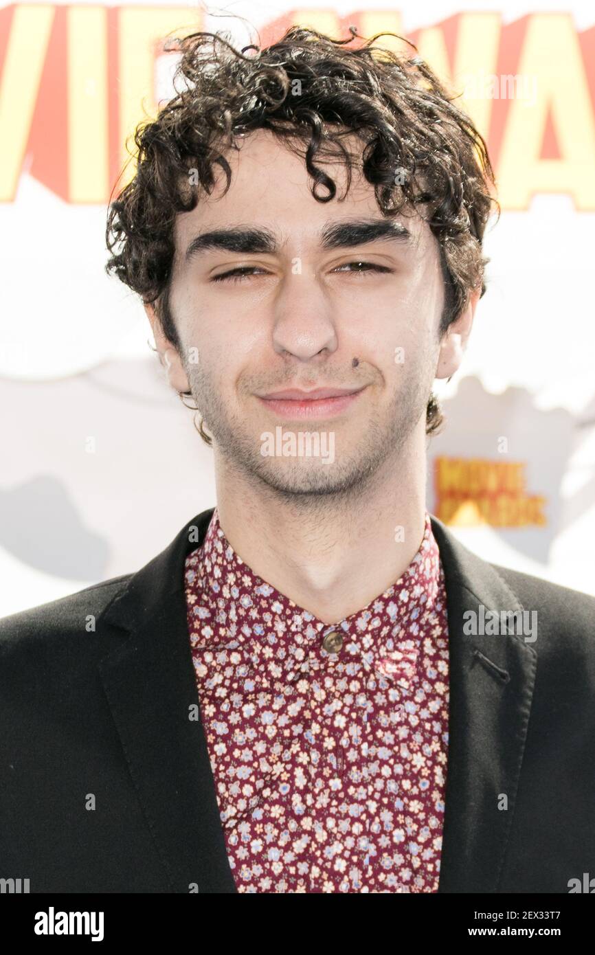 Alex Wolf attends The 2015 MTV Movie Awards at Nokia Theatre L.A. Live ...
