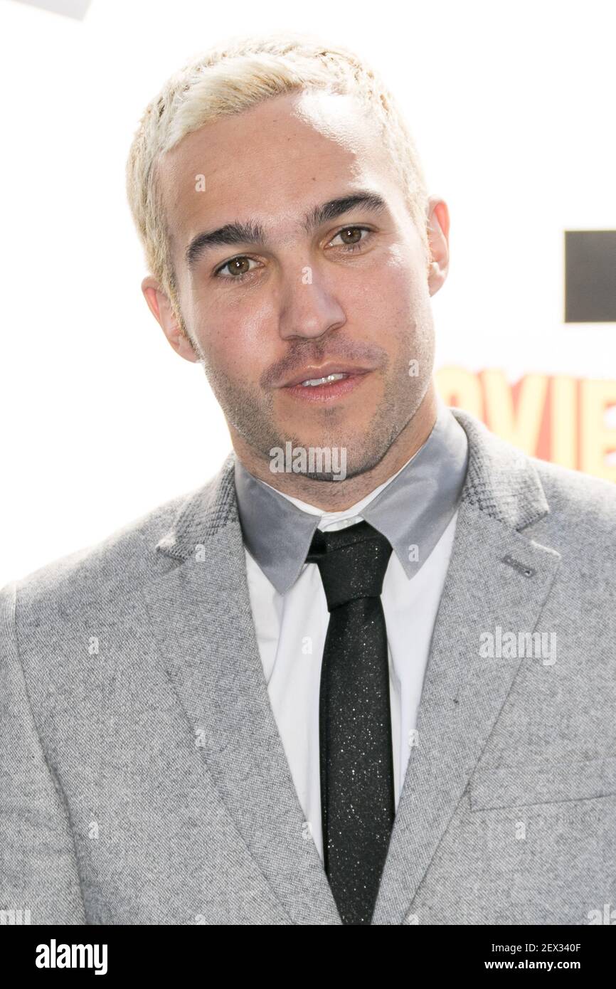 Peter Wentz attends The 2015 MTV Movie Awards at Nokia Theatre L.A ...