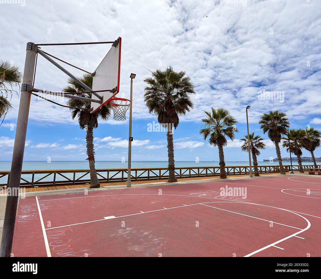 California Basketball Court