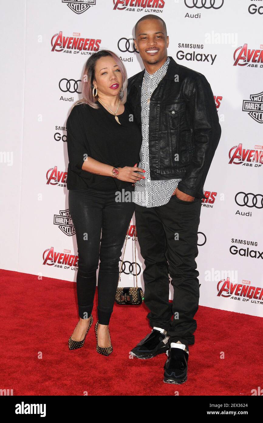 13 April 2015 - Hollywood, California - Tameka Cottle, T.I. . "Avengers ...