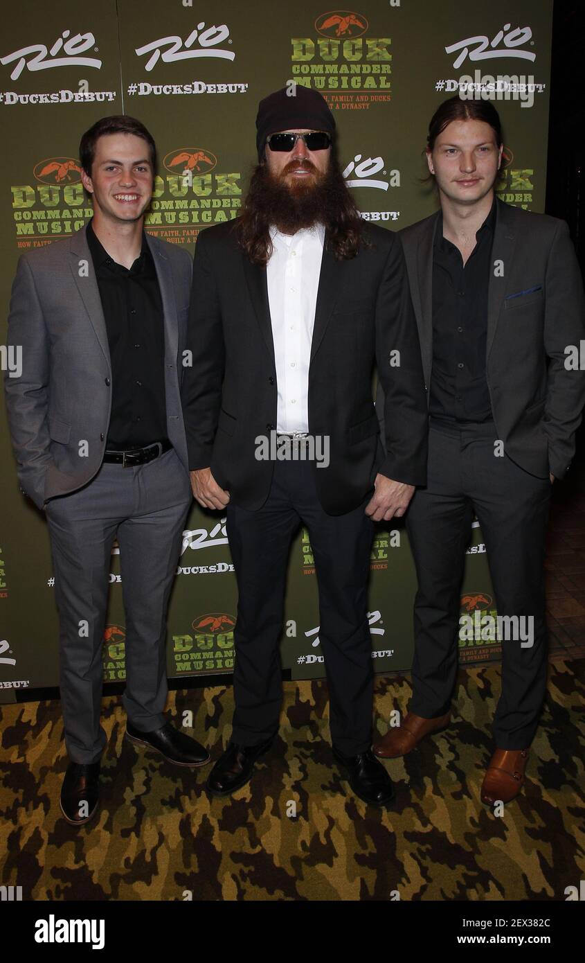 15 April 2015 - Las Vegas, NV - Cole Robertson, Jase Robertson, Reed ...