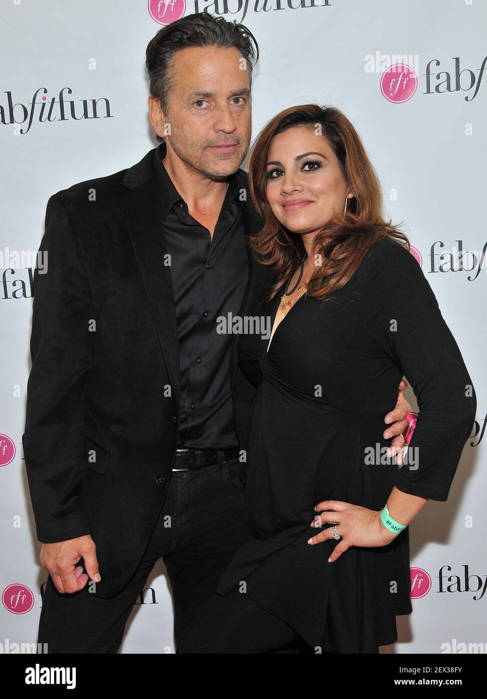 Tony Potts and Shalini Vadhera arrives at the FabFitFun Spring Launch ...