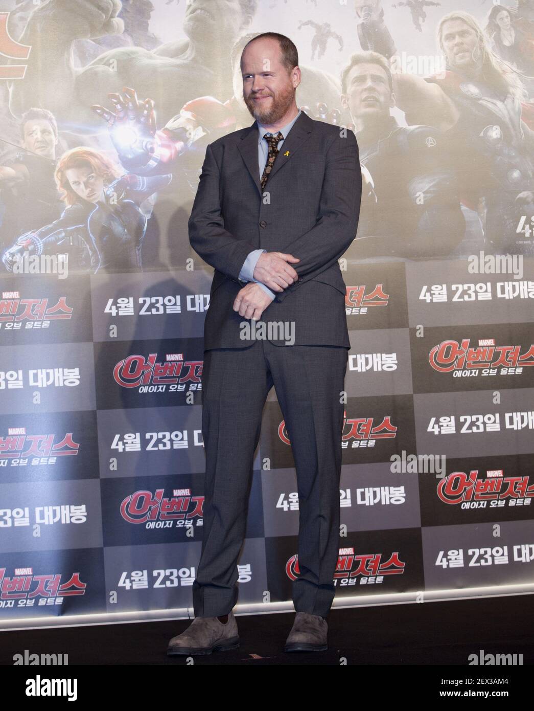 17 April 2015 - Seoul, South Korea : (L to R) Actor Robert Dawney Jr ...