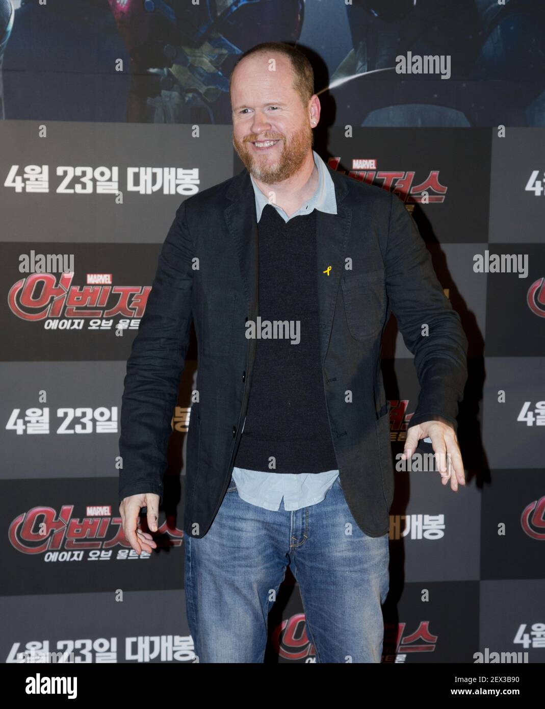 Director Joss Whedon attends the movie premiere of "Avengers: Age of ...