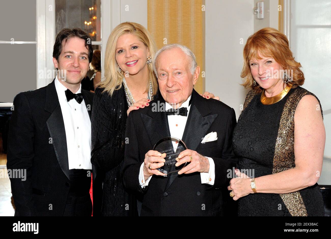 L-R: Steven Fox, Susan Graham, Alfred Hubay and Christine Stonbely ...